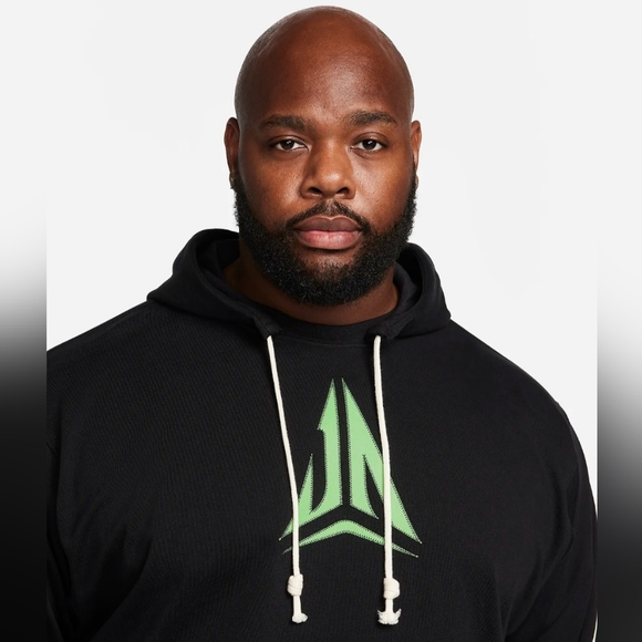 Nike | Shirts | Nike Ja Morant Standard Issue Hoodie Black Green New ...